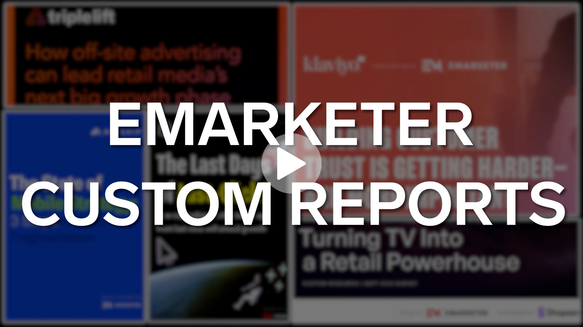 Custom Reports | EMARKETER